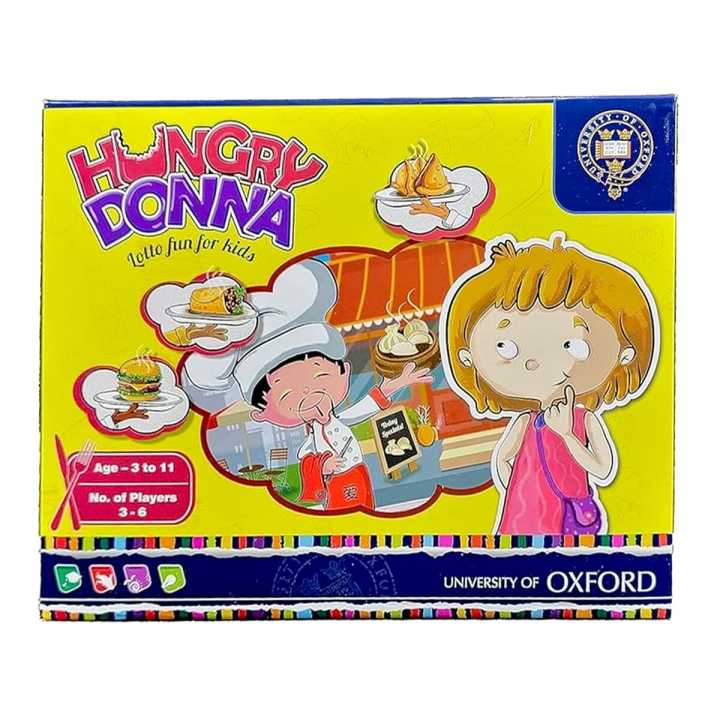 Hungry Donna | For Ages 3-11 | 3-6 Players | Six Boards | 26 Picture ...