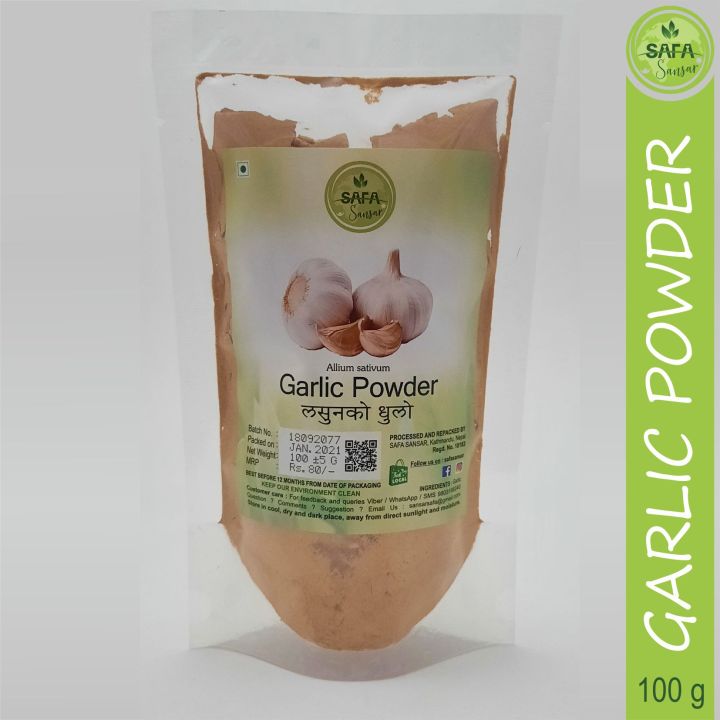 Garlic Powder / Lasun 100 Grams by Safa Sansar लसुन धुलो | Daraz.com.np