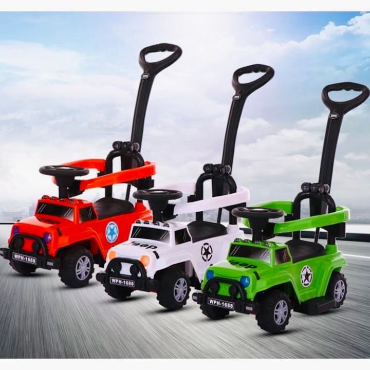 Kids Handle Push Jeep Toddler And Ride On Toy | Daraz.com.np