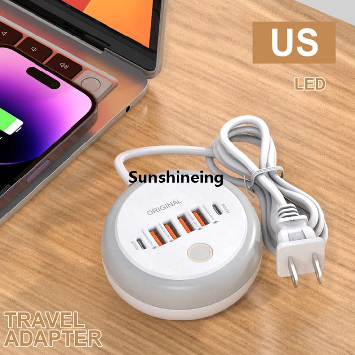 XUANTING/Touch Charger Charging Smart Port Multi C-Port 4USB Creative ...