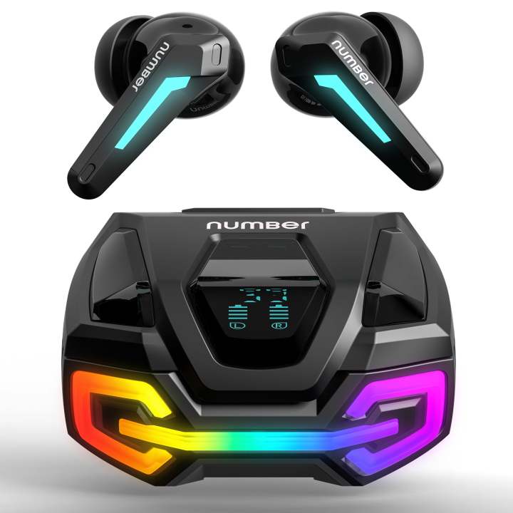 Number Super Buds GT M9 Gaming TWS Earbuds, 60Hr Playback, ANC, 4 Mic ...