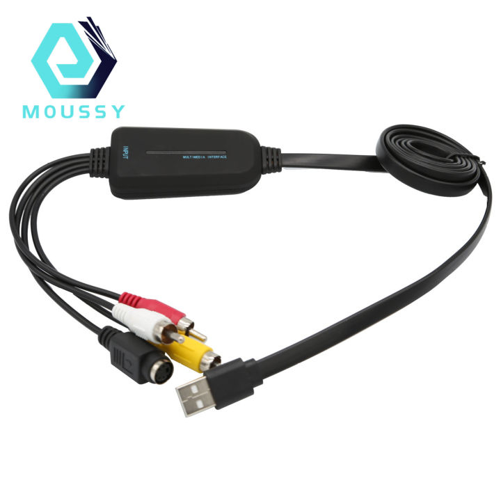 USB 2.0 Single Channel AV Signal Data TV DVD VHS USB Video Capture ...