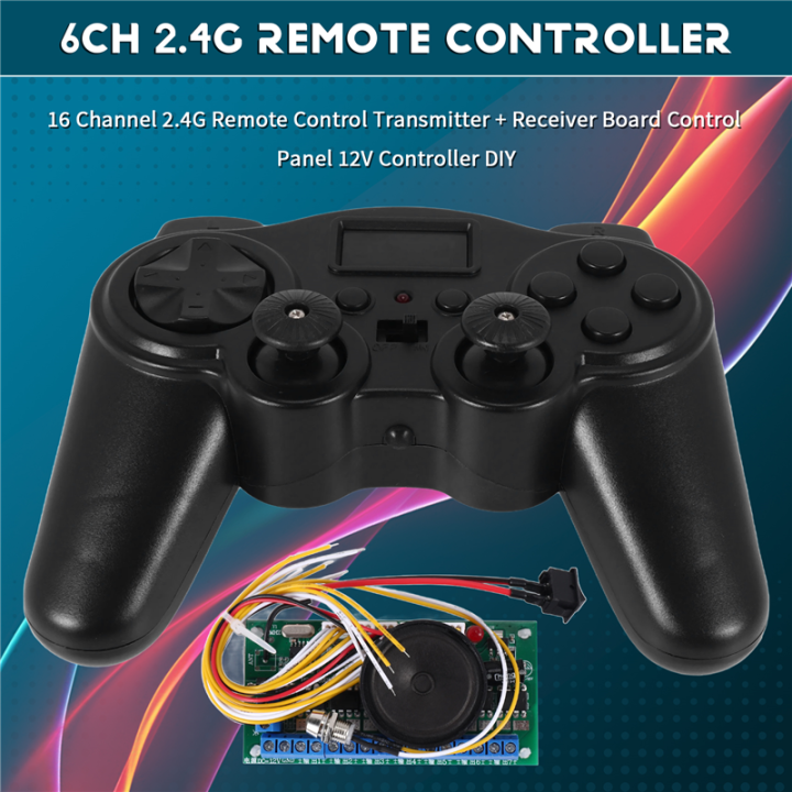 16 Channel 2.4G Remote Control Transmitter + Receiver Control Panel ...