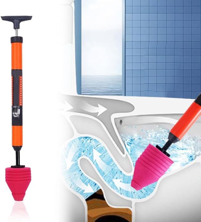 Turbo Flush High Pressure Dredging Tool, High Pressure Toilet Plunger ...