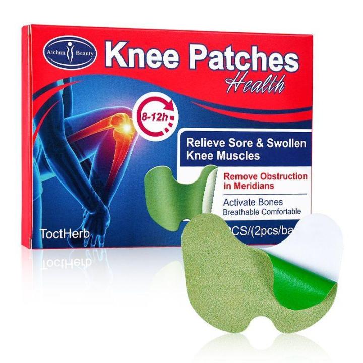 Knee Patch Relieve Sore & Swollen Knee Muscles - Warming Herbal Plaster ...