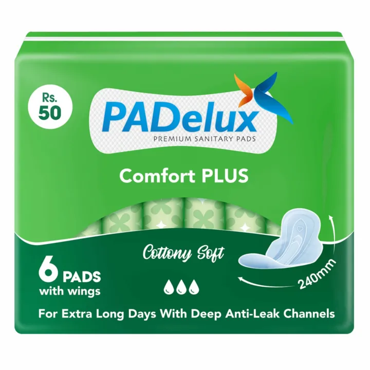 PADelux Sanitary Pads Comfort Plus, 240mm- 6Pads | Daraz.com.np