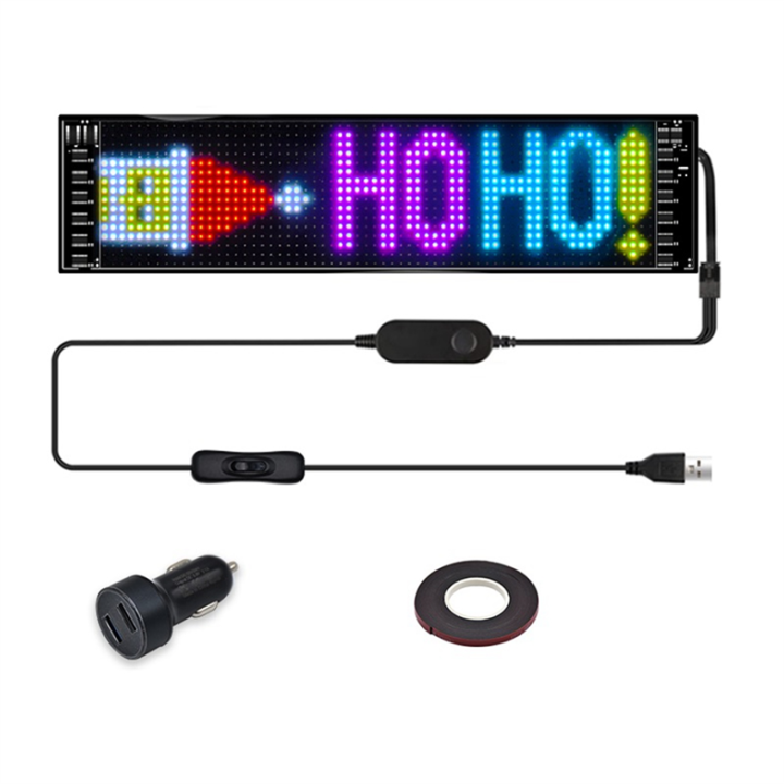 LED Pixel Panel,USB 5V Flexible LED Module RGB Scrolling Text Animation ...