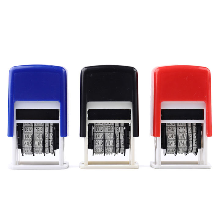 DIY Handle Account Date Stamps Stamping Mud Set Mini Self-Inking Stamps ...