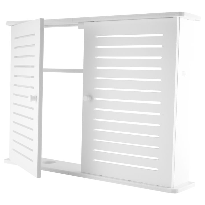 Wireless Wifi Router Storage Boxes Wooden Box Cable Wire Bracket Wall ...