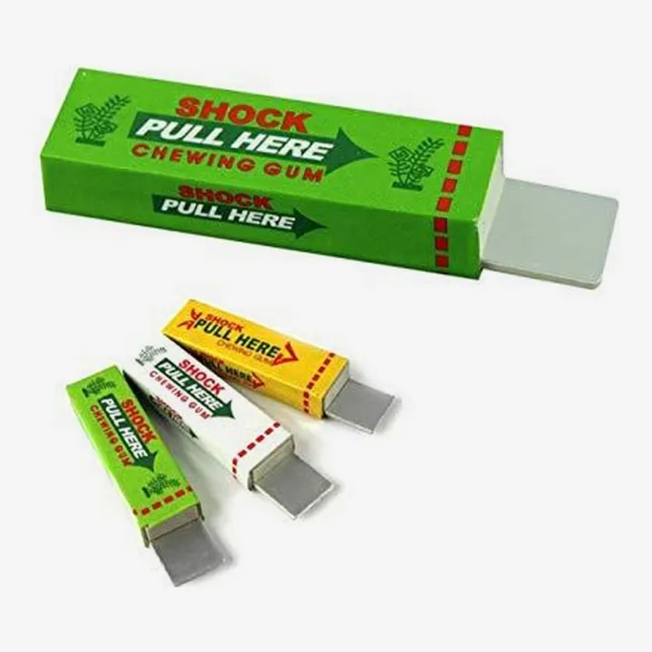 Chewing Gum Electric Shock Gag Joke Toy For Kids | Prank Chewing Gum ...