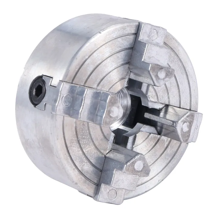 NCANRUI Four Jaw Chuck Z011A for Metal Mini Lathe M12X1mm Threaded Back ...
