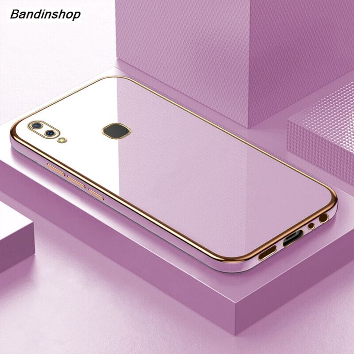 Bandinshop Hontinga Case for Vivo Y85 Luxury 6D Plating Soft Back ...
