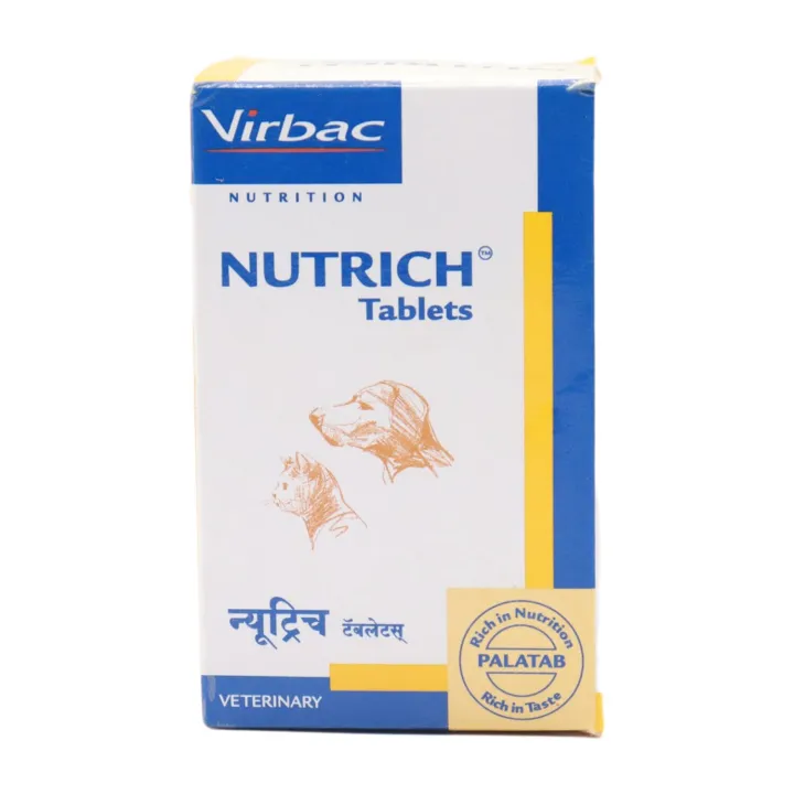 Virbac Nutrich Tablets Veterinary | Daraz.com.np