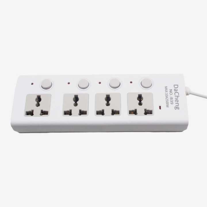 4 in 1 Multi Plug Extension Cord- 4 pin, Length 5M | Daraz.com.np