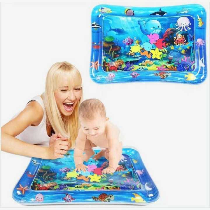 Water Play Mat Infants Baby Toddlers Fun Tummy Time Play Activity ...