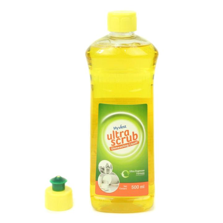 Hyvest Ultra Scrub Dishwashing Liquid, 500Ml | Daraz.com.np