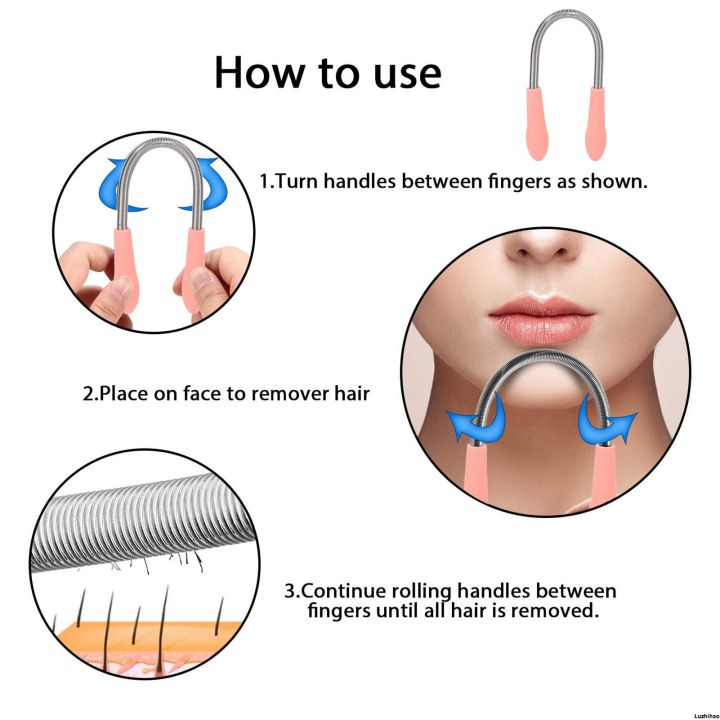 LuzhihaoHair Removal Spring Professional Women Threading Facial Hair ...