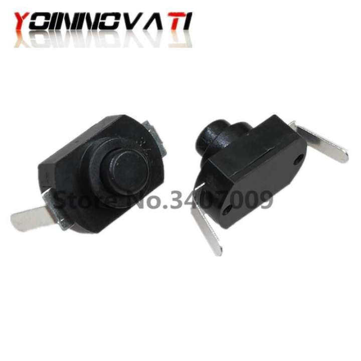 100PCS/LOT 1288BM Flashlight Black Mini Push Button 2 Pins Right Angle ...