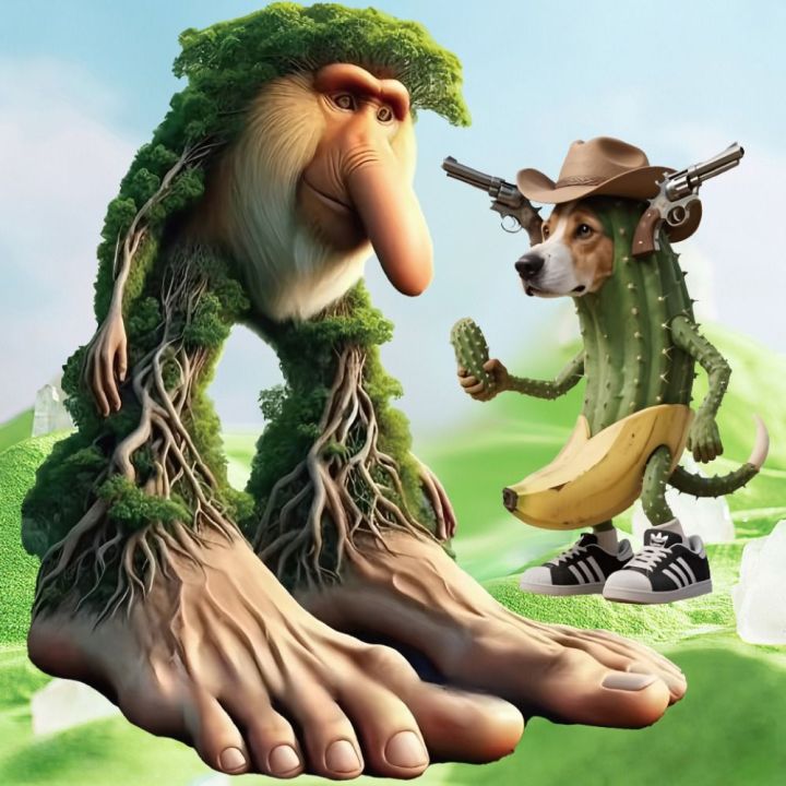 AI Shan Hai Jing Tungtungsahur Cartoon Coloring Book Tung tung tung sahur Tralaotralala Graffiti ...