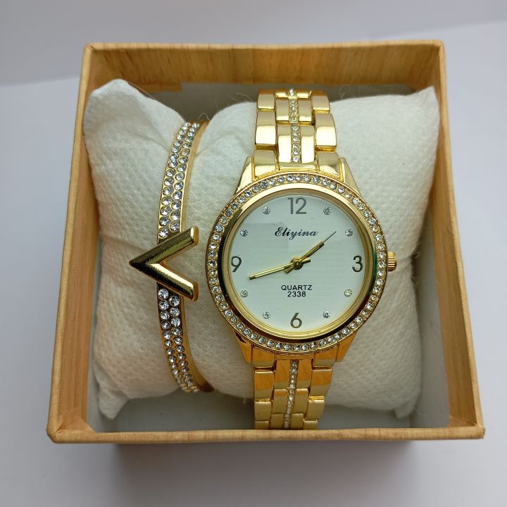 Waterproof Combo Set Of Bengal & Watch | Eliyina Stone Corved Round 12 ...