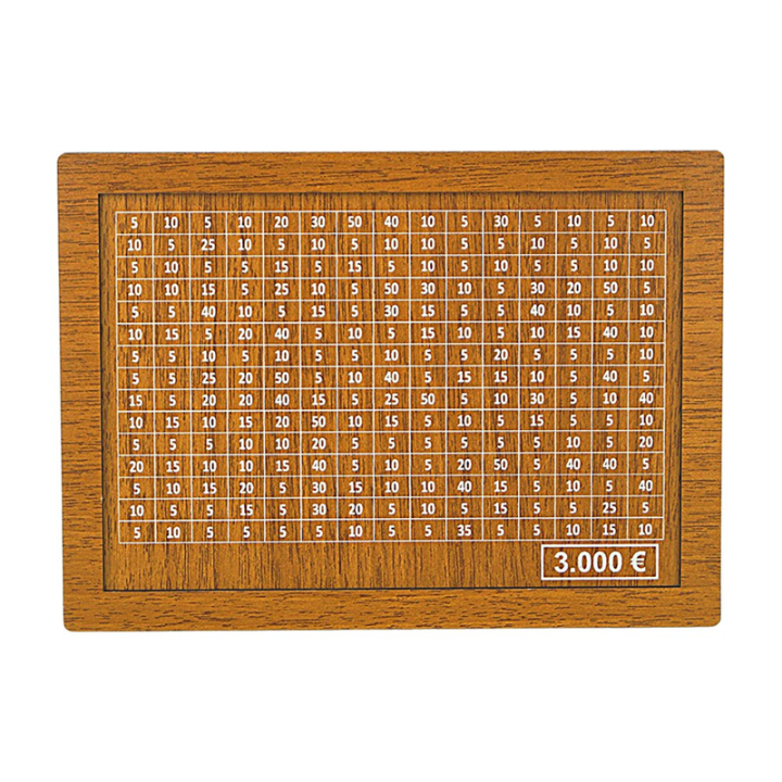 Money Box (4 Sizes) - Reusable Money Box with Money Goal and Numbers to ...