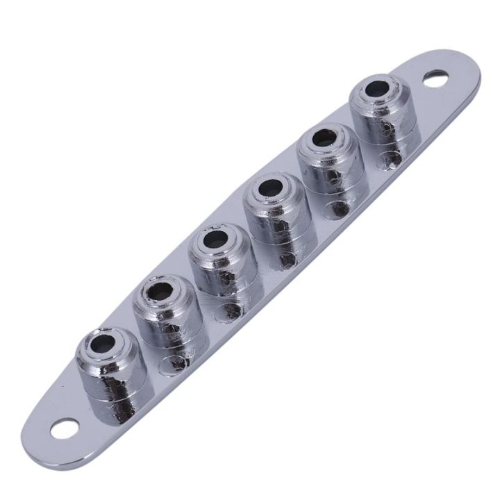 1 Pcs Electric Guitar Bridge String Thru Body Ferrules Bushing Plate ...