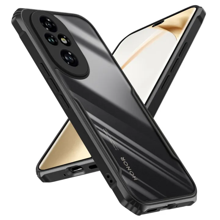 Vantime for Honor 200 Pro 5G Case Air Cushion Hard Crystal Clear Back ...