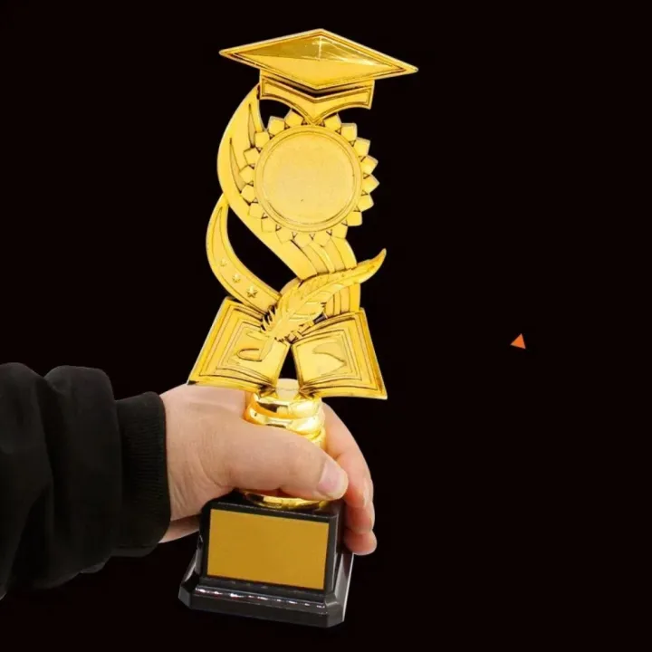 High Quality Plastic Golden Awards Trophy Little Doctor Model Children ...