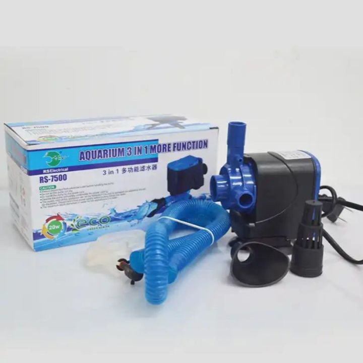 RS Electrical RS-7500 20w Aquarium Overhead Filter Pump By Crown ...