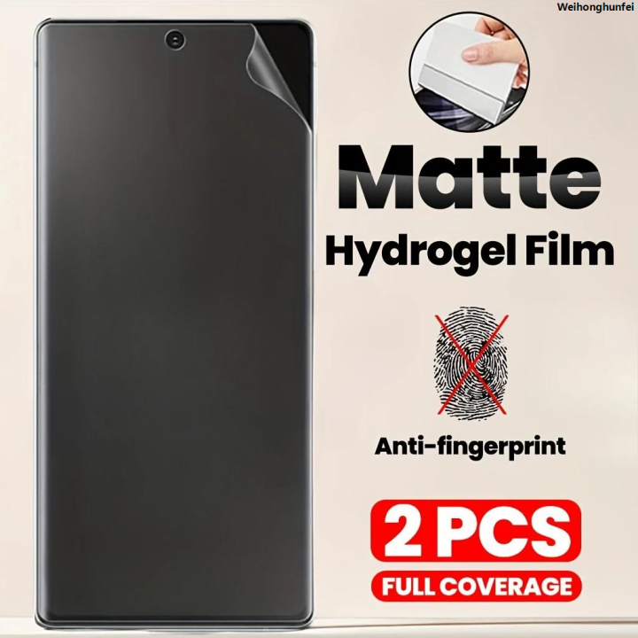 Weihonghunfei2025 New 2Pcs Matte Hydrogel Film For Samsung Galaxy S25 ...