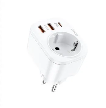 Hoco Ns3 Multifunctional Socket(Including 1C2A Pd20W Fast Charge)(Eu/Ger) | Daraz.com.np