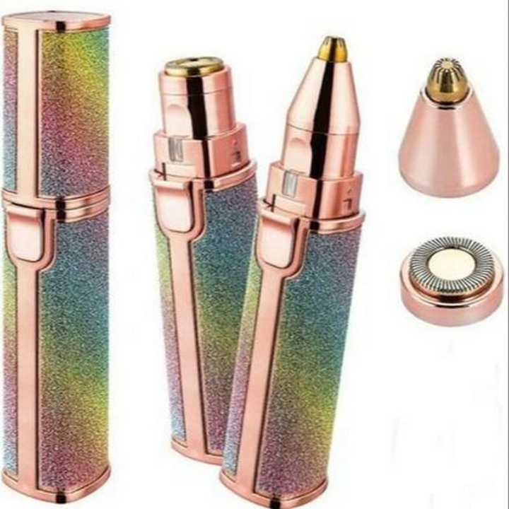 Flawless 2 In 1 New Facial Hair Remover Portable Eyebrow Trimmer for ...