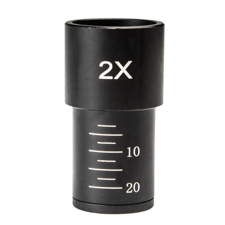 NCANRUI Biological Microscope Eyepiece 2X Barlow Lens for 23.2mm Mount ...