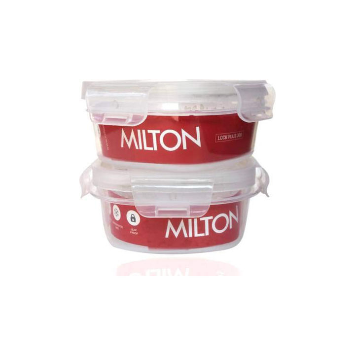 Milton Lock Plus Container - 300 ml Plastic Grocery Container, Fridge ...
