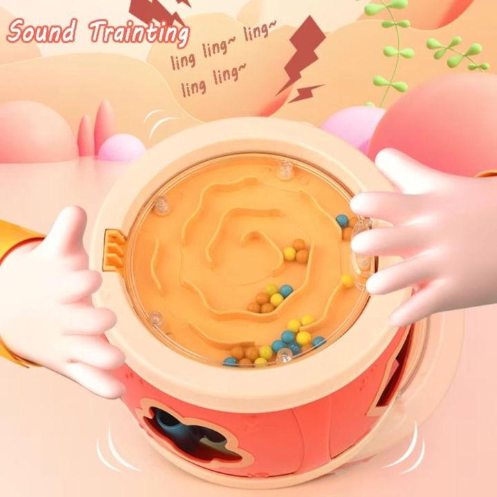 Hand Drum Montessori Kids Musical Drums Set Percussion Shape Rhythm ...