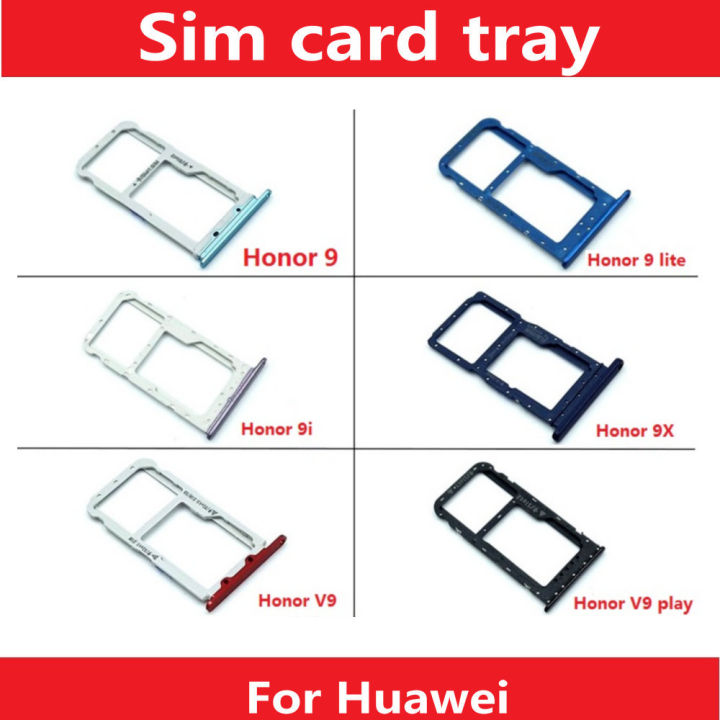 Sim card tray For Huawei Honor 9 9 Lite 9i 9X V9 V9 Play Replacement ...