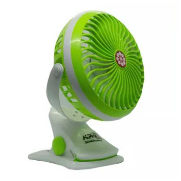 Alpha Home Portable Mini Rechargeable Clip Fan/ Table Fan with ...