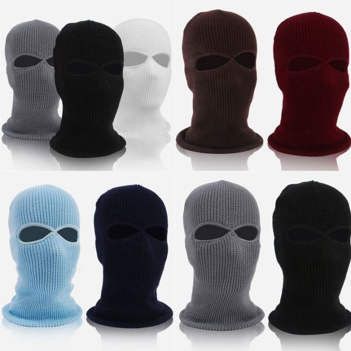 Warm hat small beanie balak hole three face mask full face 2 tactical ...