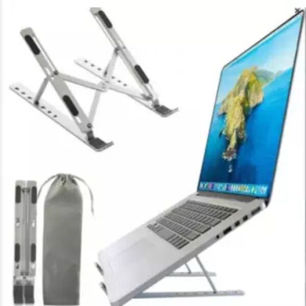 Metal Laptop Stand | Portable Aluminum Folding Adjustable Laptop Stand ...