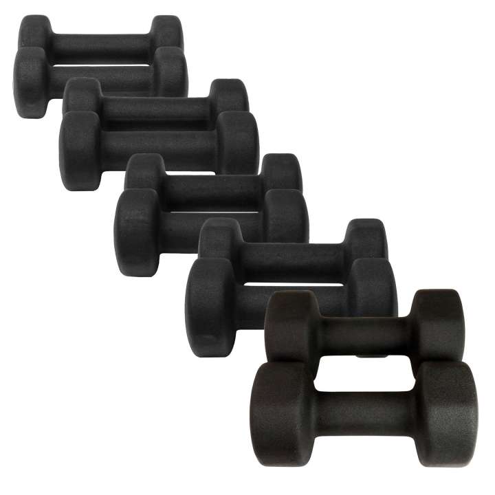 Dumbbell Set 2 X 2 4Kg Dumbell Weight Set Soft Feel Neoprene Coated ...