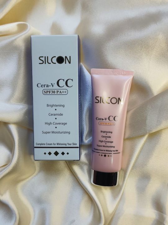 Silcon Cera-V CC Cream SPF 30 | High-Coverage & Glowing Finish – 35g ...