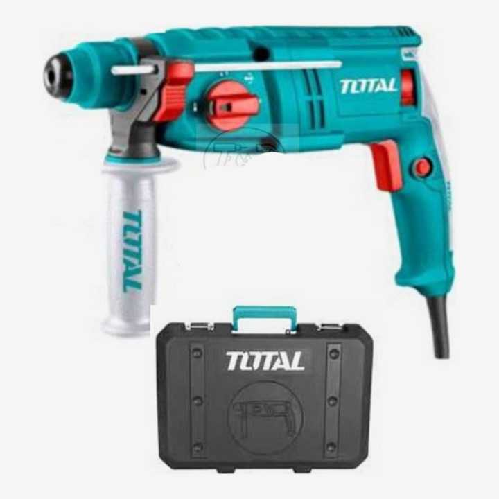 TOTAL 650W Rotary Hammer Drill 3 Mode With 3pcs SDS -Plus Drills | Daraz.com.np