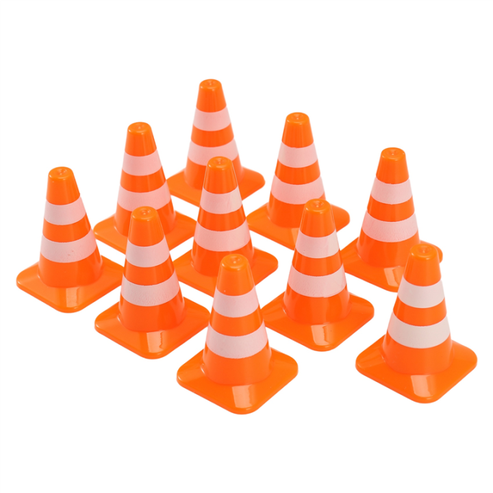 Mini Traffic Cones 10Pcs Miniature Road Cones Construction Cones Kit ...