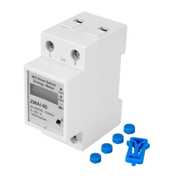 WiFi Smart Power Meter Switch Power Consumption Energy Monitoring Meter ...