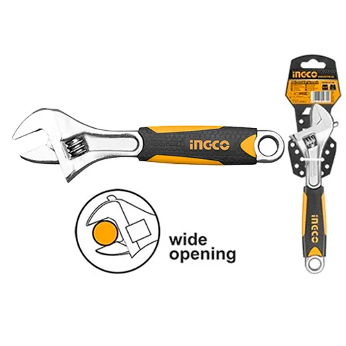 INGCO Adjustable Wrench: 10'' / 250MM CrV Slide wrench | Daraz.com.np