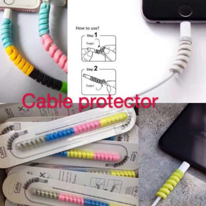 New Twist Cable Protector Mac Charging And Sync Cable Od 2.5Mm-4.0Mm ...