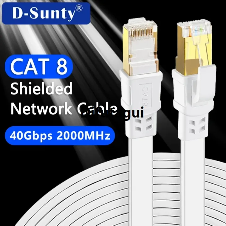 Difutagui New specials 5M 10M 15M 20M 30M Ethernet Cable Cat 8 40Gbps ...