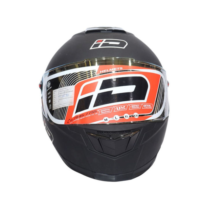 ID Helmet Spartan Matt Black Single Visor Full Helmet XL | Daraz.com.np