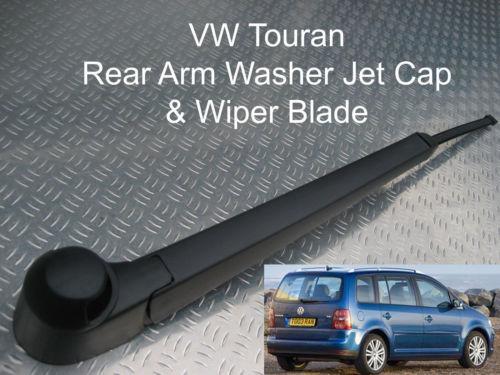Rear Wiper Arm & Blade VW Touran 2003 2004 2005 2006 2007 2008 2009 ...