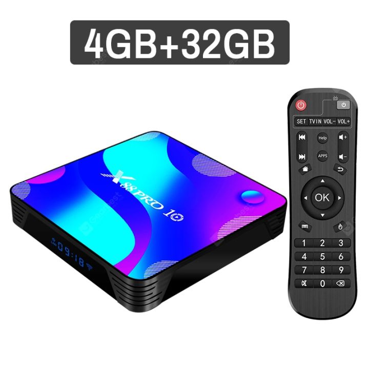 4k Smart Android Tv Box X88 Pro 10 4gb Ram 32gb Rom | Daraz.com.np